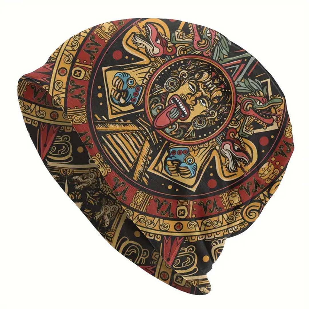 Mayan Calendar Aztec Bonnet Hats for Men aztec Sun - Etsy