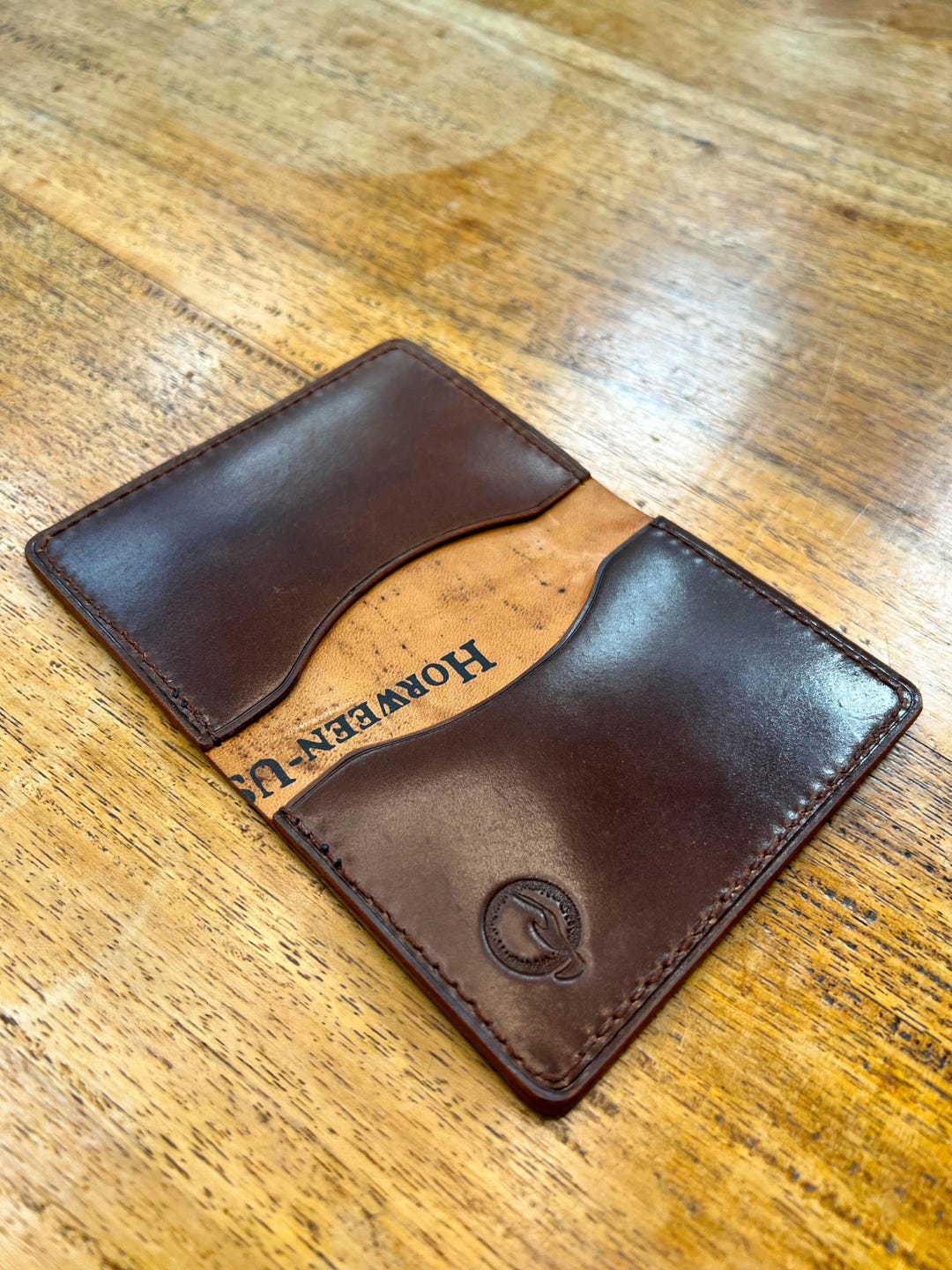 Rear Admiral's Wallet - Horween Shell Cordovan, Minimalist Leather Card ...