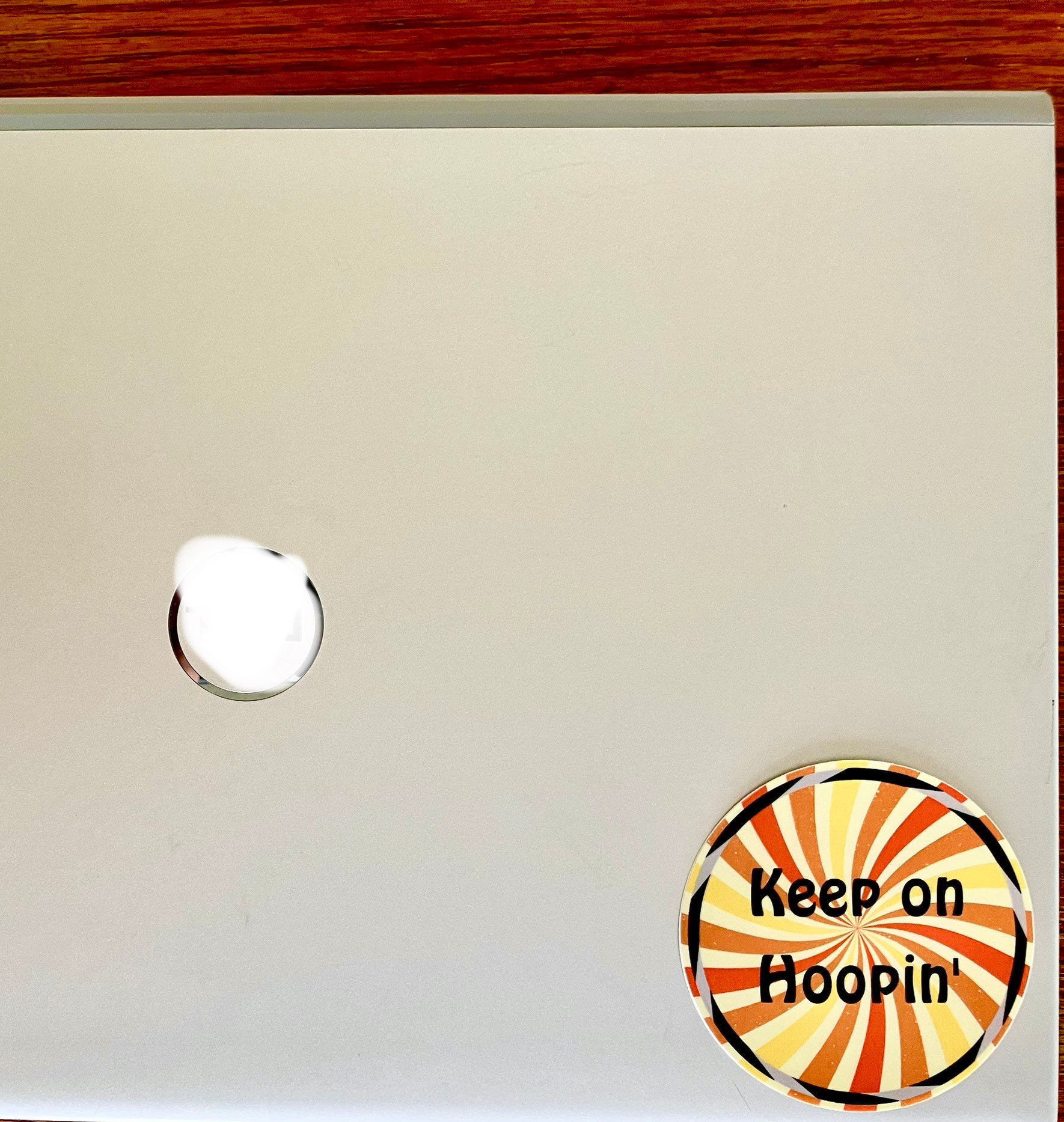Retro “keep on Hoopin’” Sticker - Vintage-inspired 3” Decal for Hula ...
