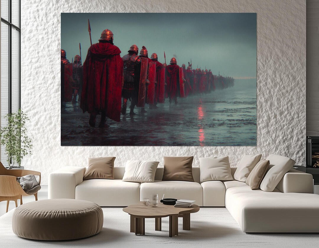 Roman Legion Canvas Print – Ancient Army Wall Art – Roman Empire Poster ...