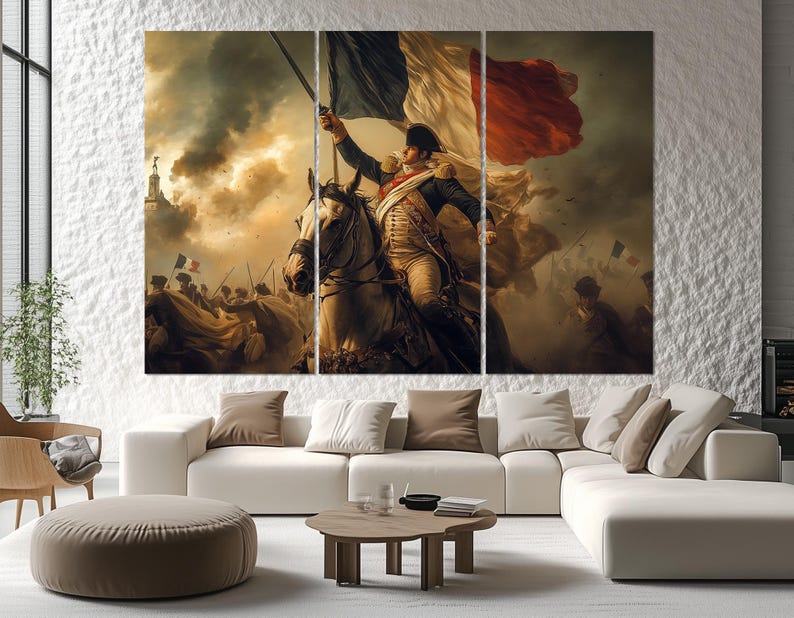 Napoleon Bonaparte Leads His Army Into a Battle – Napoleon Wall Art ...