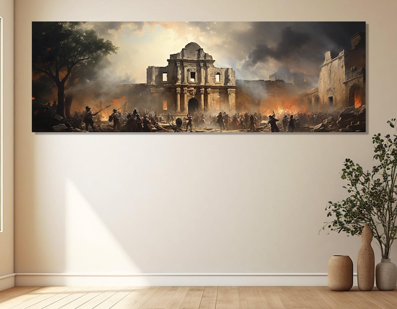 Battle of the Alamo Canvas Print, Canvas Wall Art, Canvas Paint Art ...