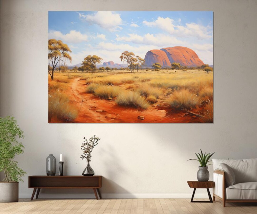 Uluru-kata Tjuta National Park Canvas Print, Canvas Wall Art ...