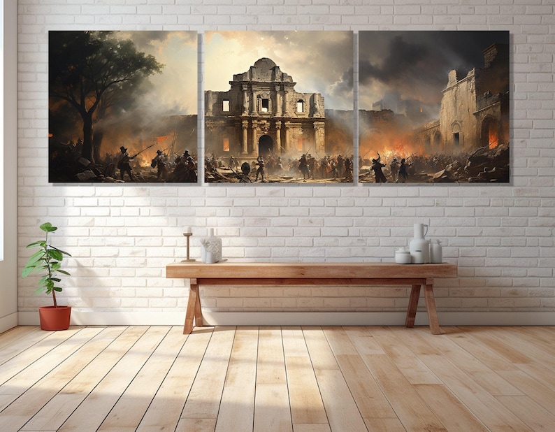 Battle of the Alamo Canvas Print, Canvas Wall Art, Canvas Paint Art ...