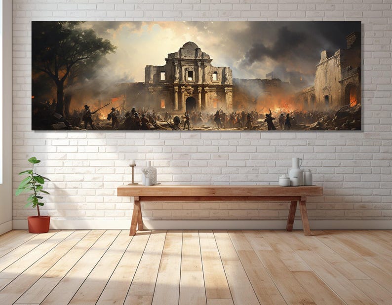 Battle of the Alamo Canvas Print, Canvas Wall Art, Canvas Paint Art ...