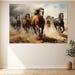 Wild Mustangs Running Canvas Print, Canvas Wall Art, Canvas Paint Art ...