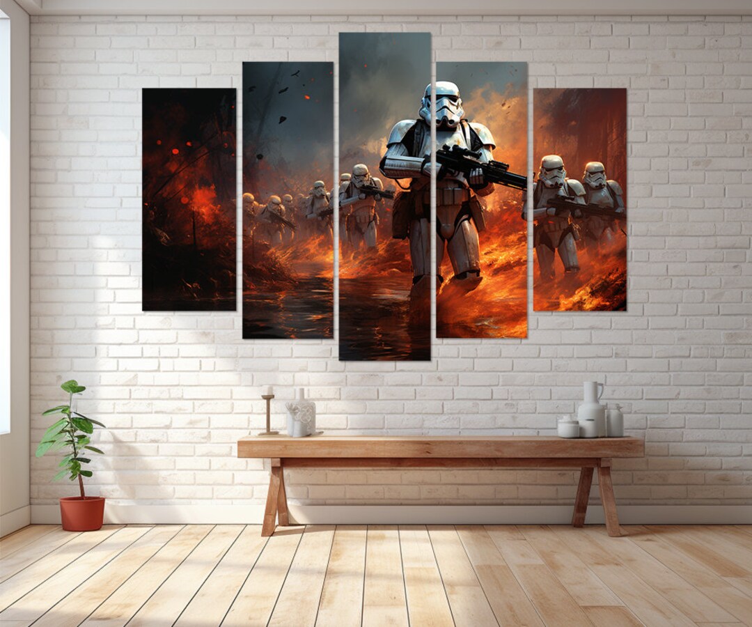 Star Wars Fan Art, Star Wars Canvas Print, Stormtroopers Wall Art ...