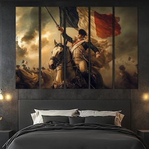 Napoleon Bonaparte Leads His Army Into a Battle – Napoleon Wall Art ...