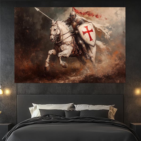 Crusades Paintings - Etsy