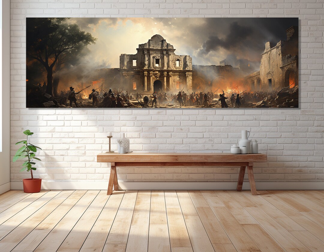 Battle of the Alamo Canvas Print, Canvas Wall Art, Canvas Paint Art ...