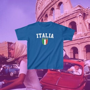 Italia Baby Tee, Aesthetic Tee, Women's Fitted Tee, Unisex Shirt ...