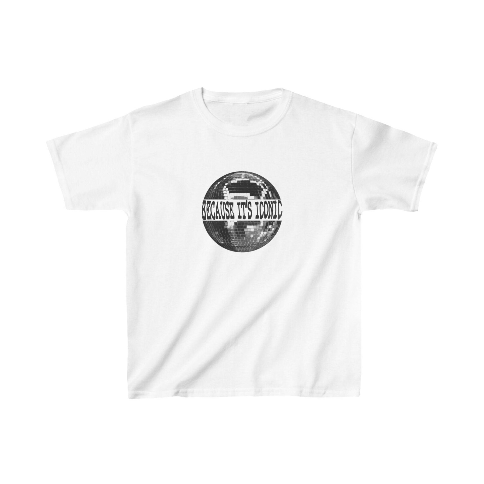 Because It's Iconic Baby Tee, Aesthetic Tee, Women's Fitted Tee, Unisex ...