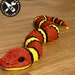 Realistic 3D Printed Mini Fidget Snake Articulating Flexi Sensory Desk ...