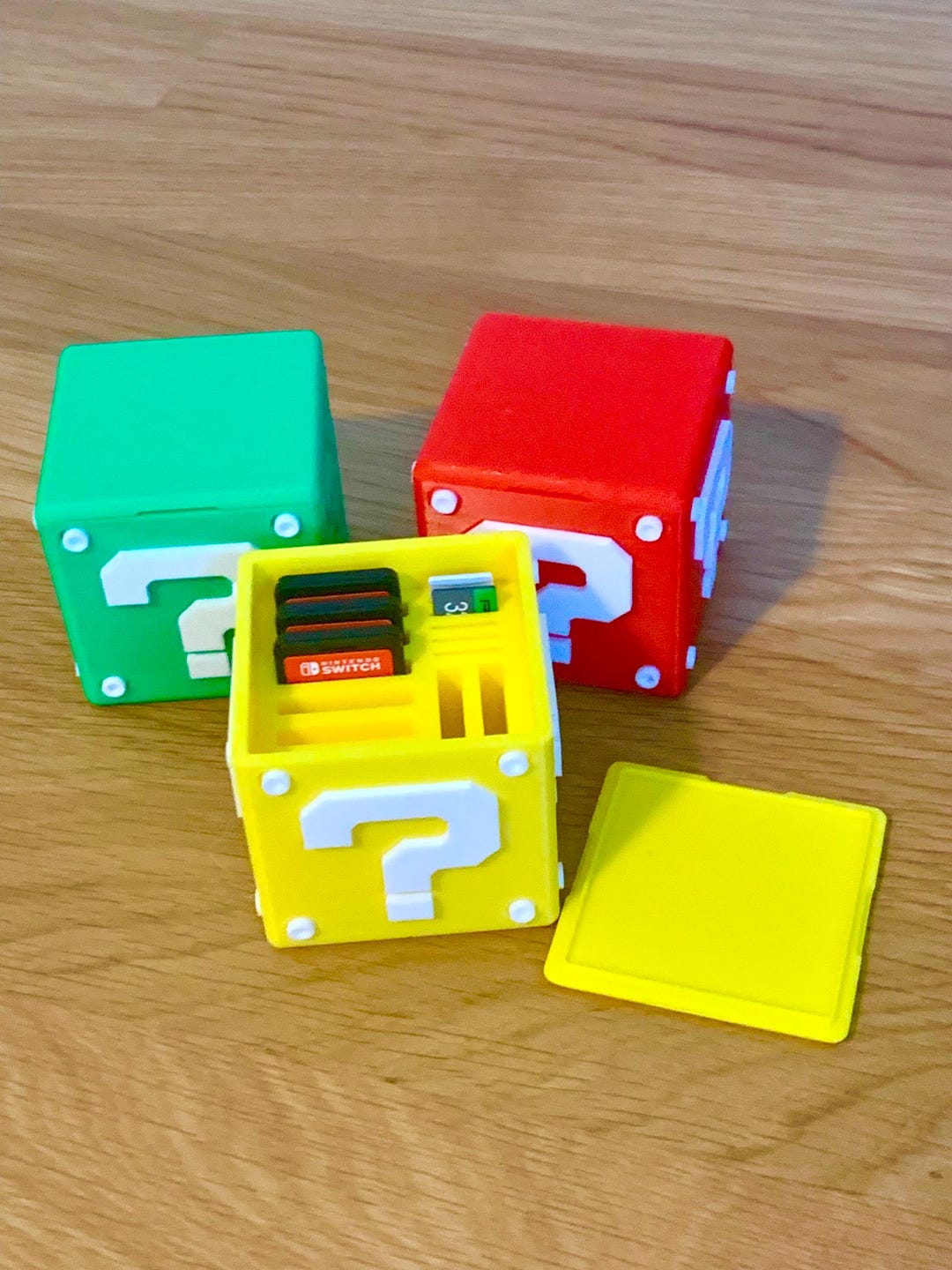 3D Printed Nintendo Switch Game Holder: Question Block Case - Etsy
