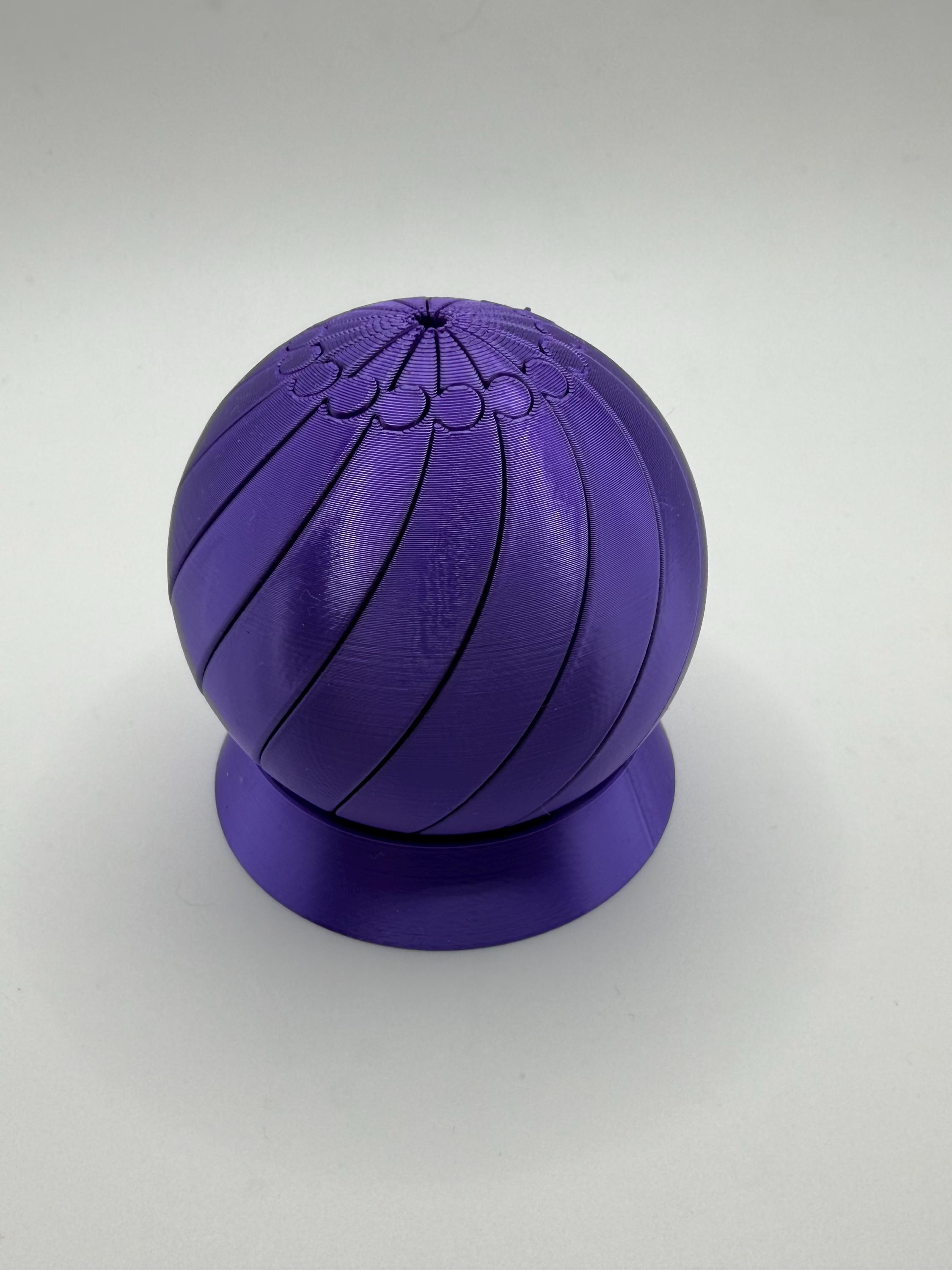 3D Printed Slime Ball Fidget | Twisty Spiral Stress Toy | Cascading ...