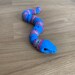 Realistic 3D Printed Mini Fidget Snake Articulating Flexi Sensory Desk ...