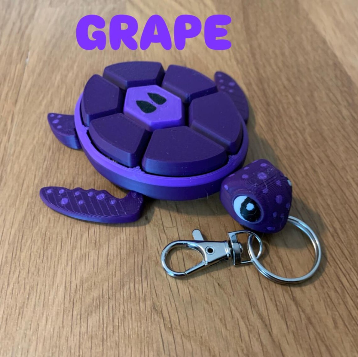 Turtle Fidget Clickers | Fruit Series Keychains and Sensory Toys | 3D ...