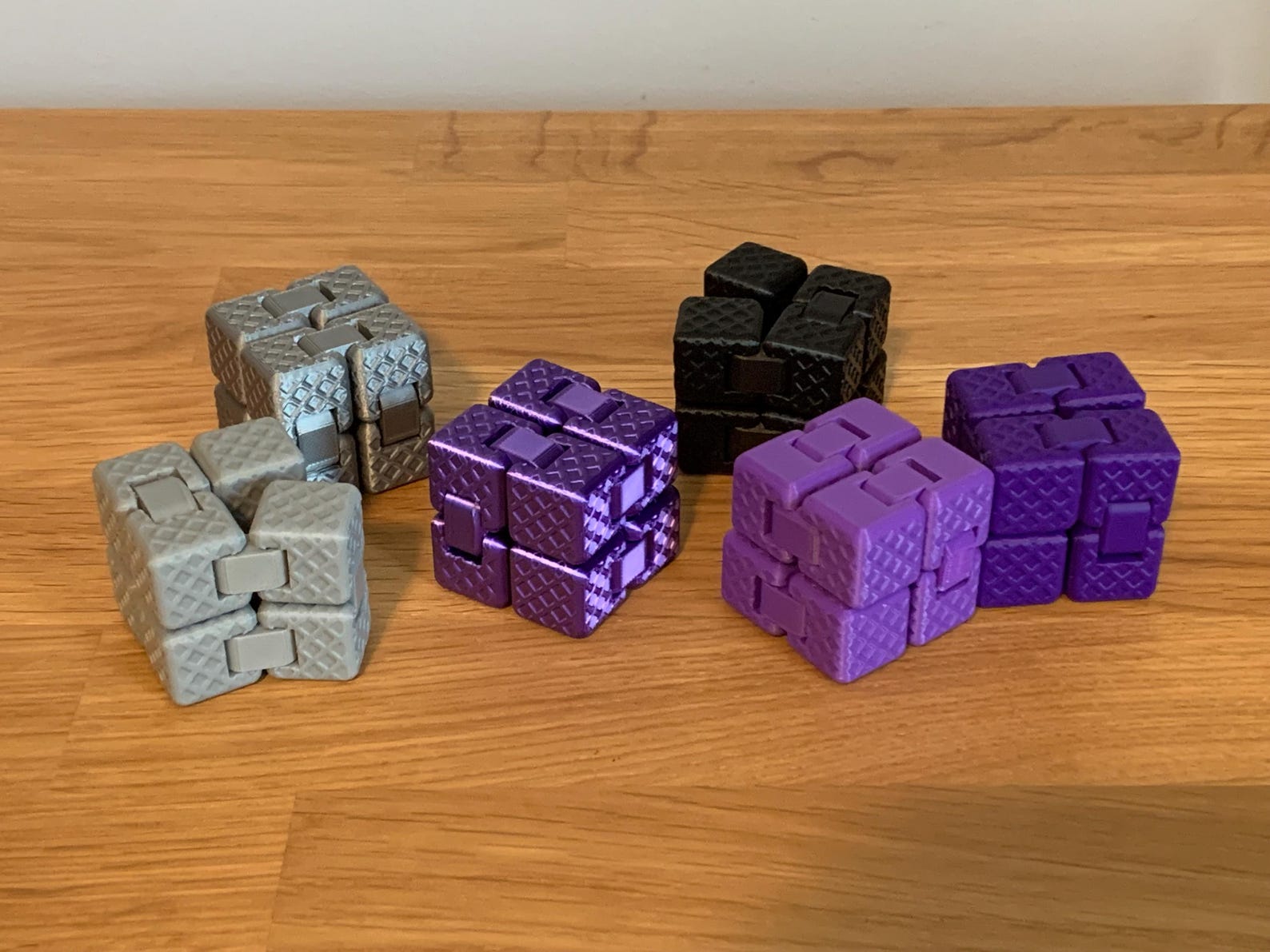 3D Printed Fidget Cube: Colorful Infinity Desk Toy for Sensory Play - Etsy