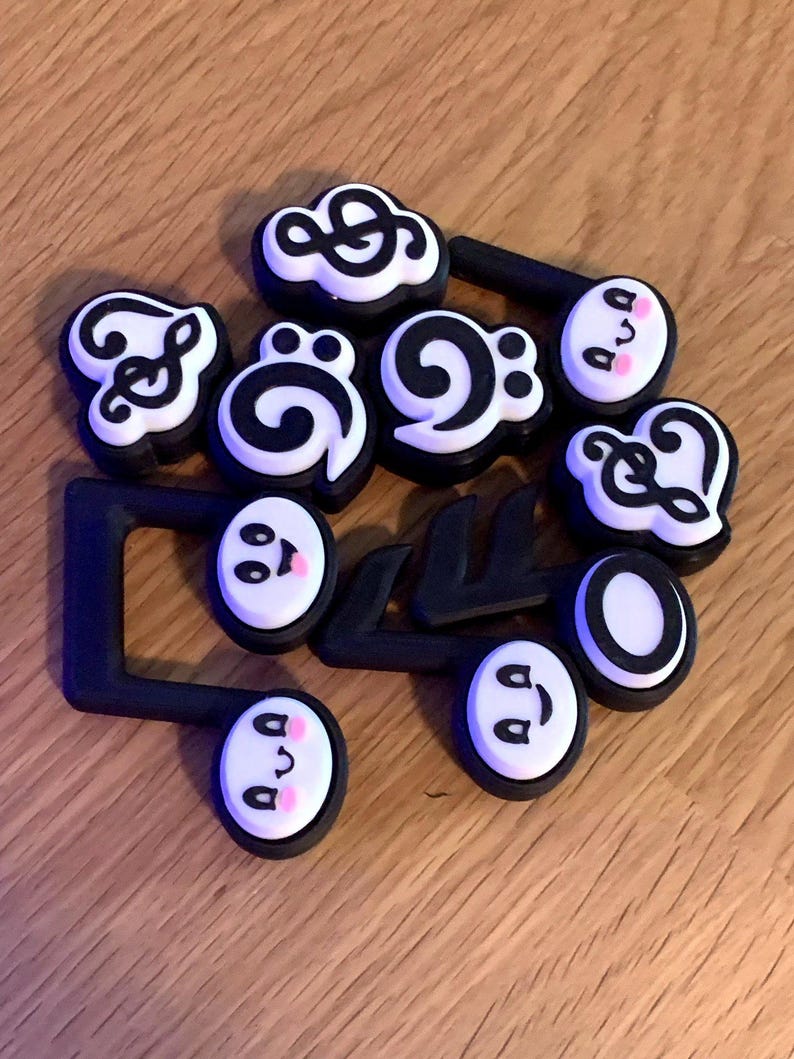 3D Printed Musical Note Fidget Clicker: Stress Relief Toy, Music Gift ...