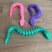 Realistic 3D Printed Mini Fidget Snake Articulating Flexi Sensory Desk ...