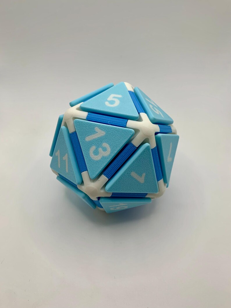 Clicky D20 Fidget Dice | DND Desk Toy | Mechanical Fidget Clicker ...