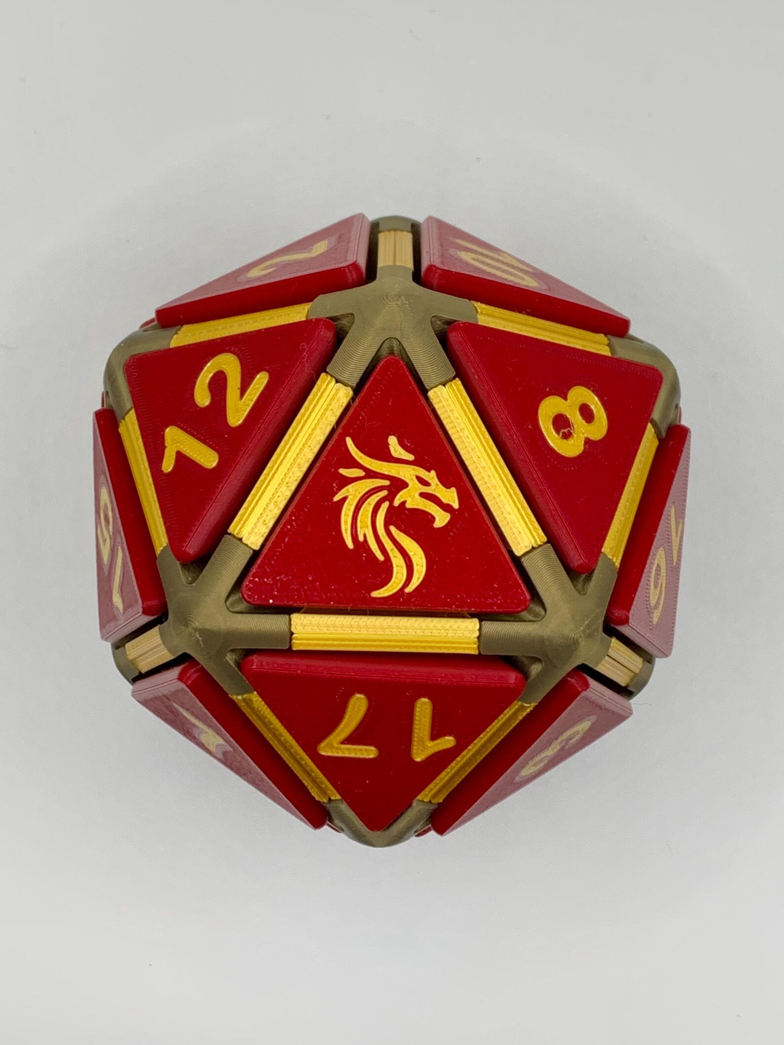 Clicky D20 Fidget Dice | DND Desk Toy | Mechanical Fidget Clicker ...