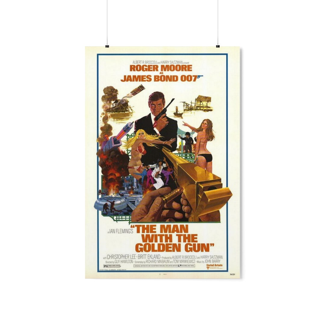 007 James Bond 70s Retro Movie Poster Premium Matte Vertical - Etsy