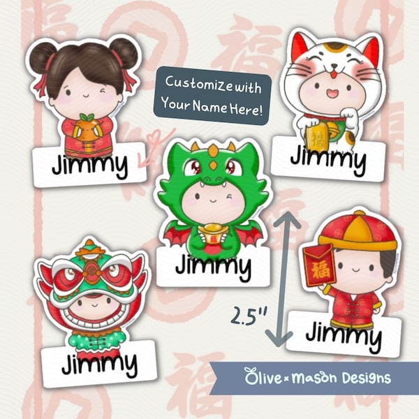 Chinese Stickers - Etsy
