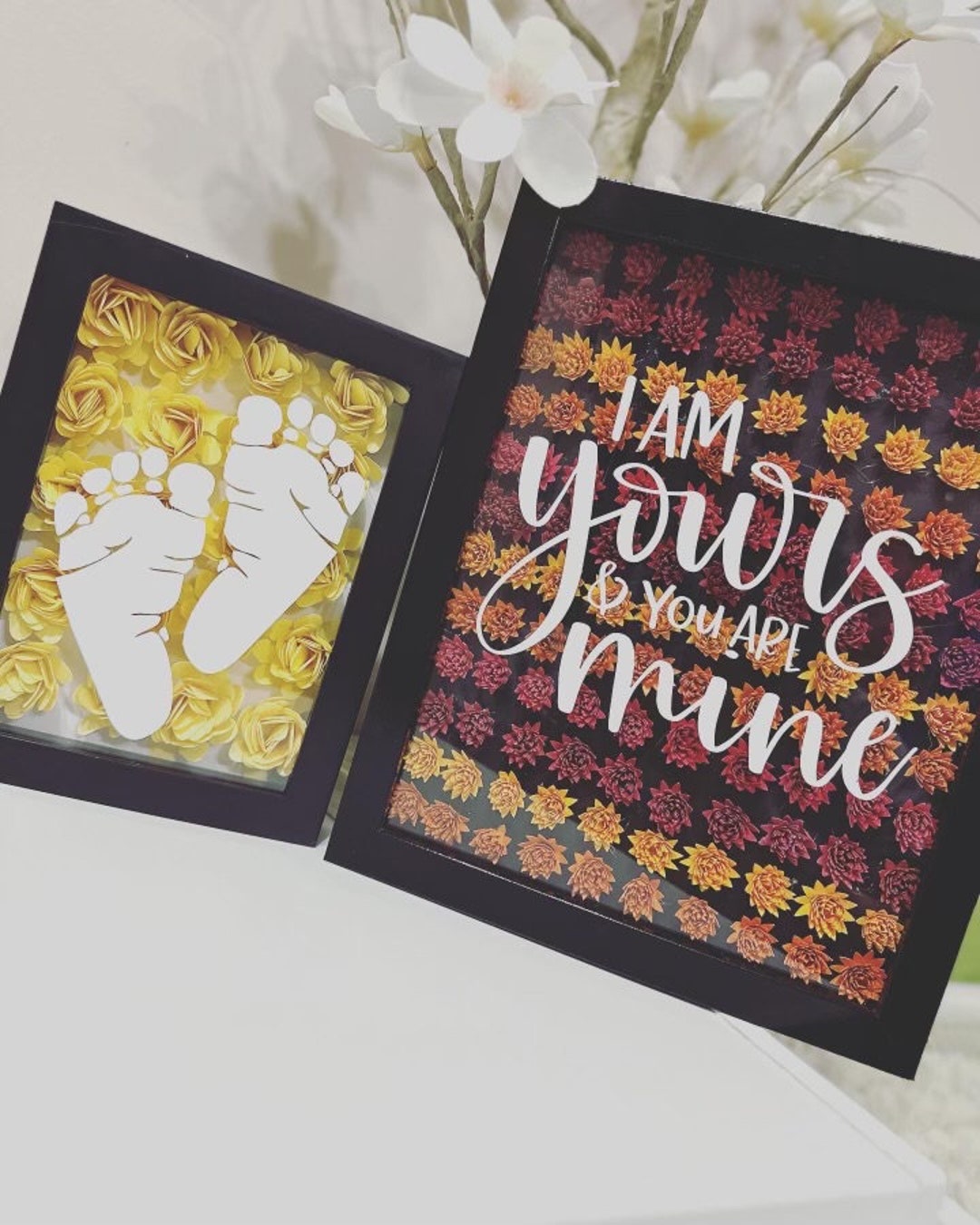 Custom Flower Frames - Etsy
