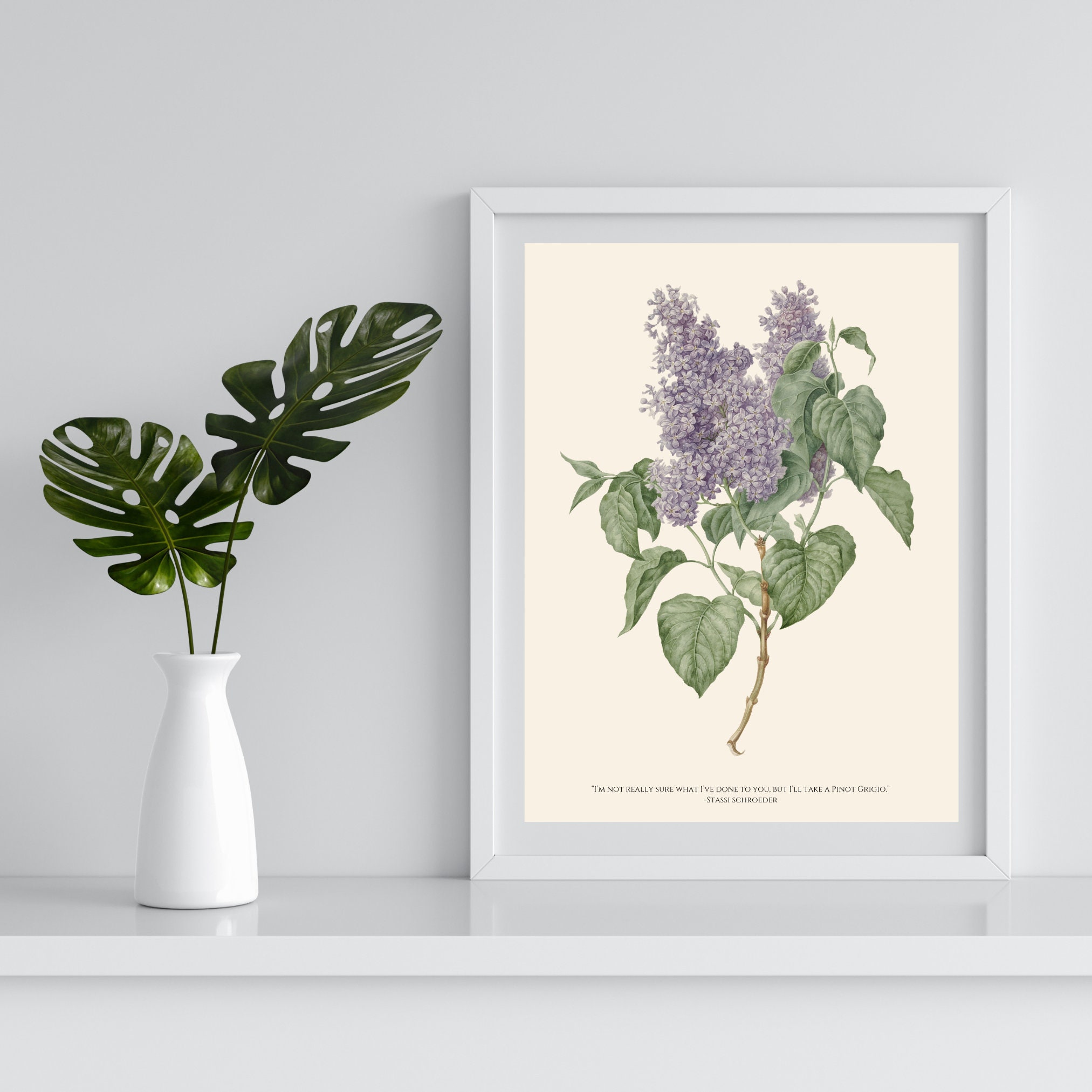 Minimal Lilac Vanderpump Rules Printable With Stassi Schroeder Quote ...