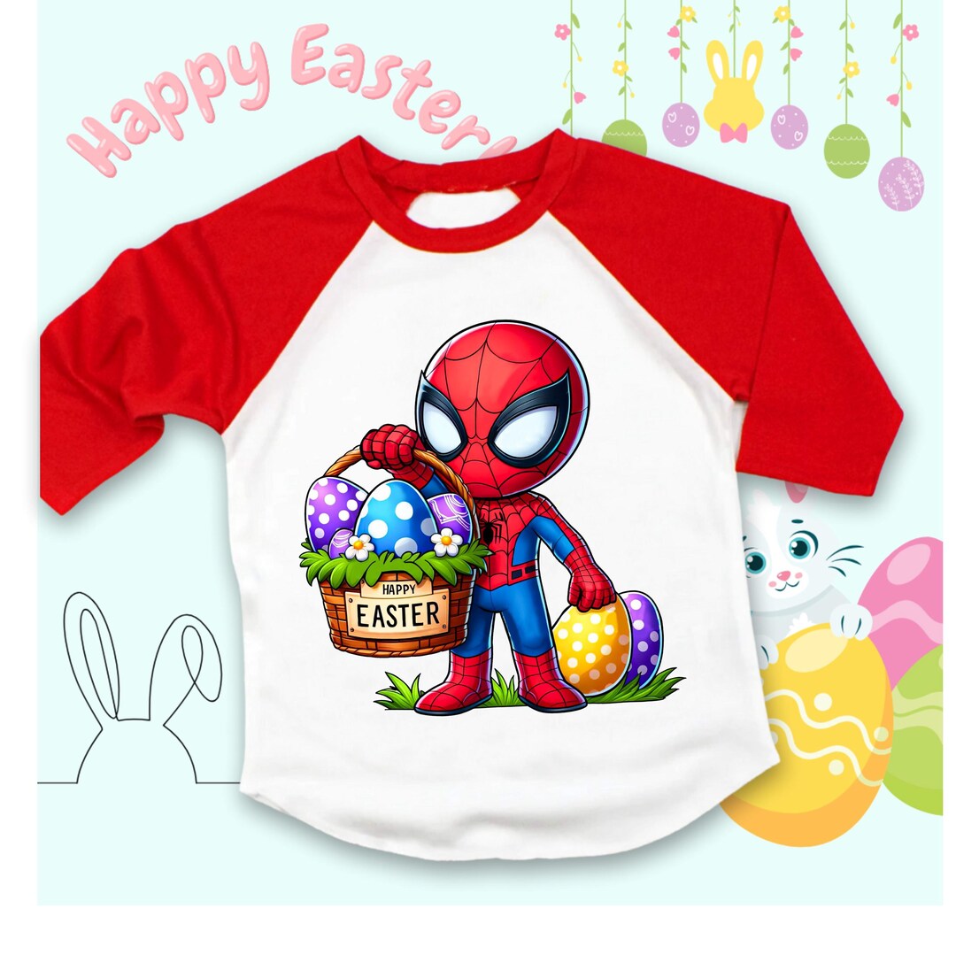 Easter Spider T-shirt, Easter Bunny Spider T-shirt, Easter Party T ...