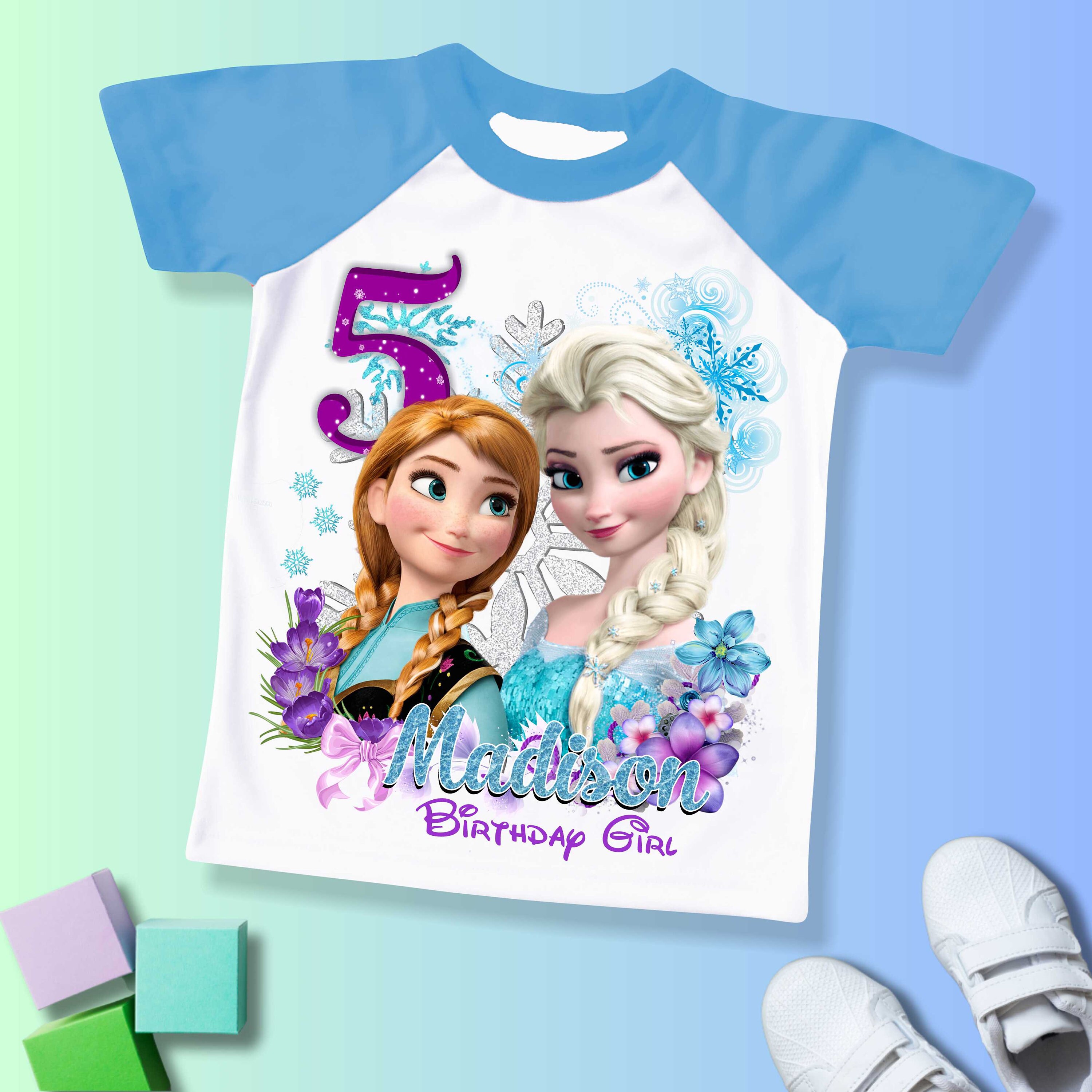 Personalized Princess Birthday T-shirt, Party Theme - Etsy