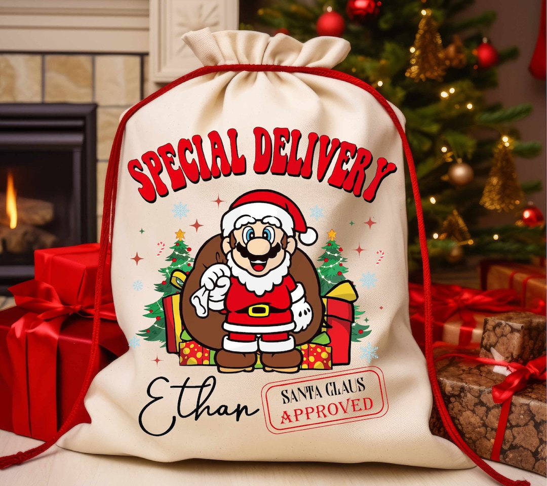 2024 Custom Santa Sack Christmas Sack Custom Christmas Toy Sack ...