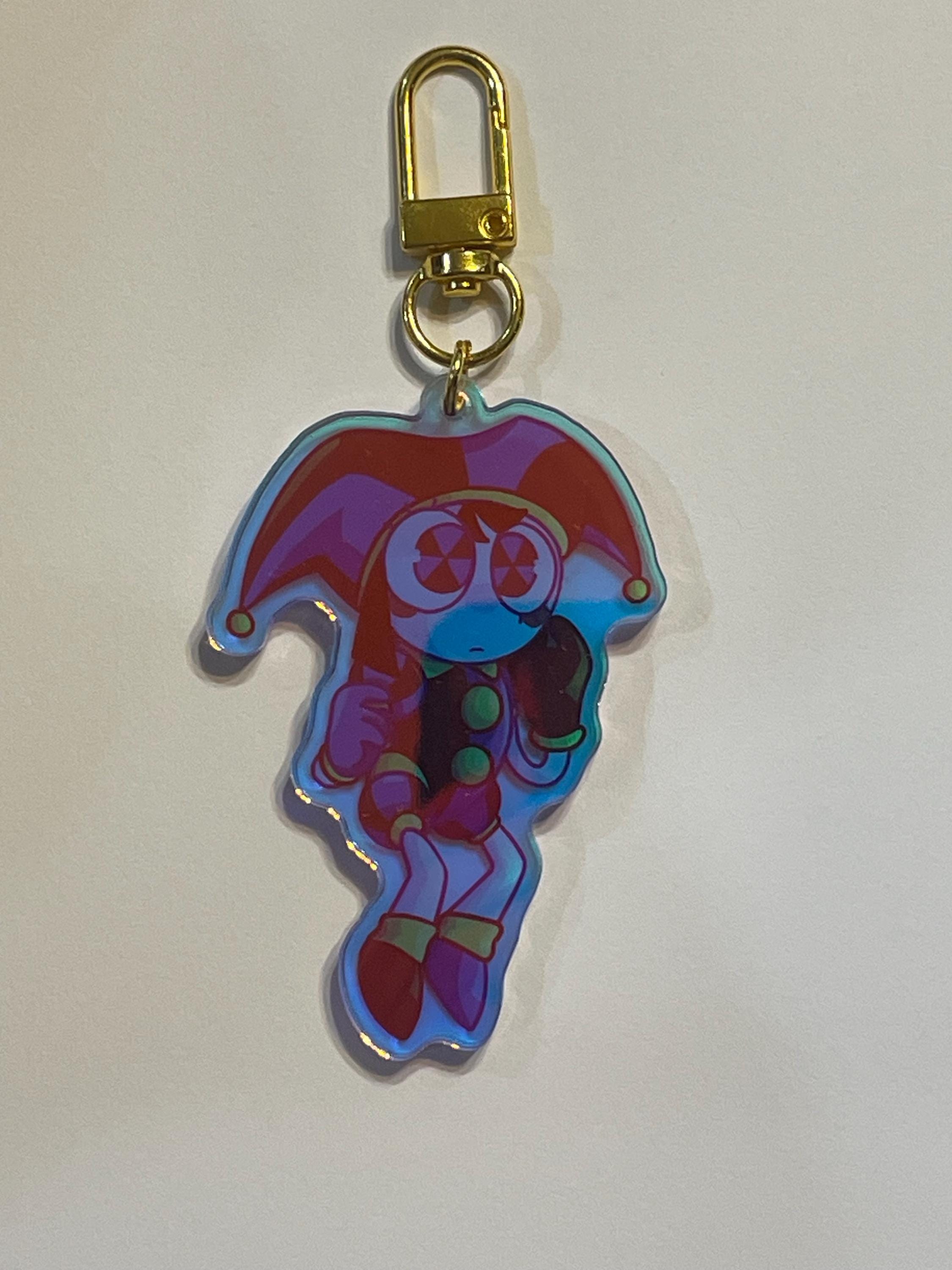 TADC / the Amazing Digital Circus Pomni Rainbow Keychain - Etsy