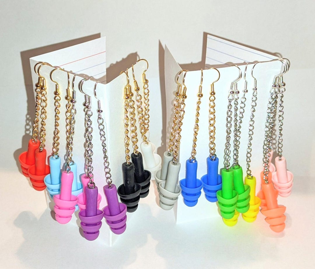 Earplug Earrings - Etsy