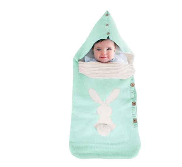 Personalized Newborn Bunny Children's Sleeping Bag, Stroller Bunting ...