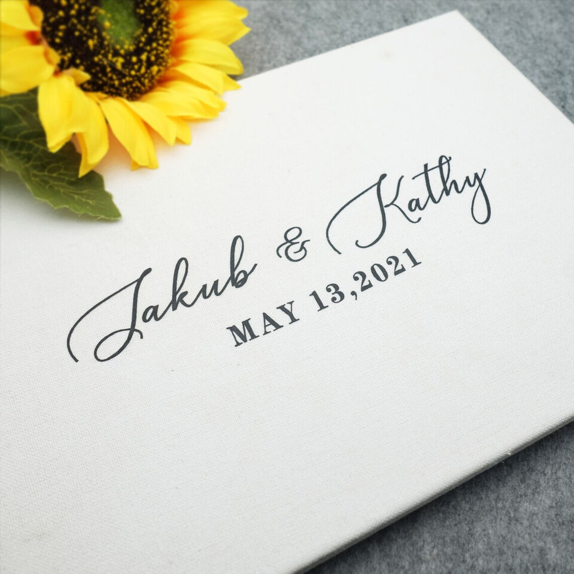 Personalised Wedding Guestbook, Custom Signing Book for Weddings ...