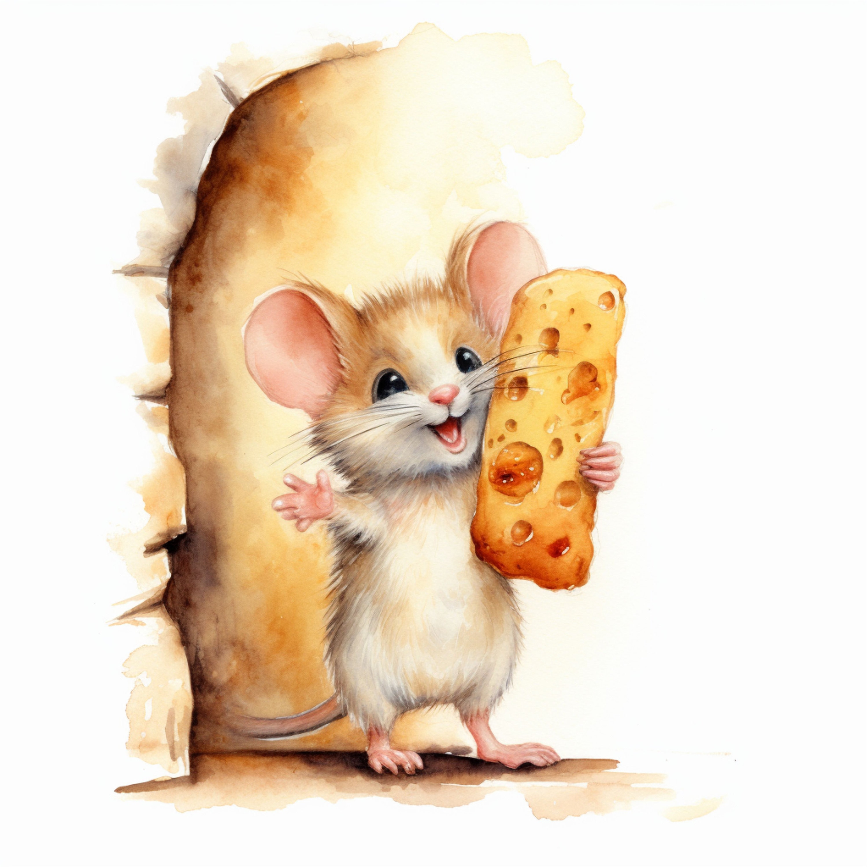 12 Cute Happy Door Mice High Quality Jpgs Digital Download - Etsy
