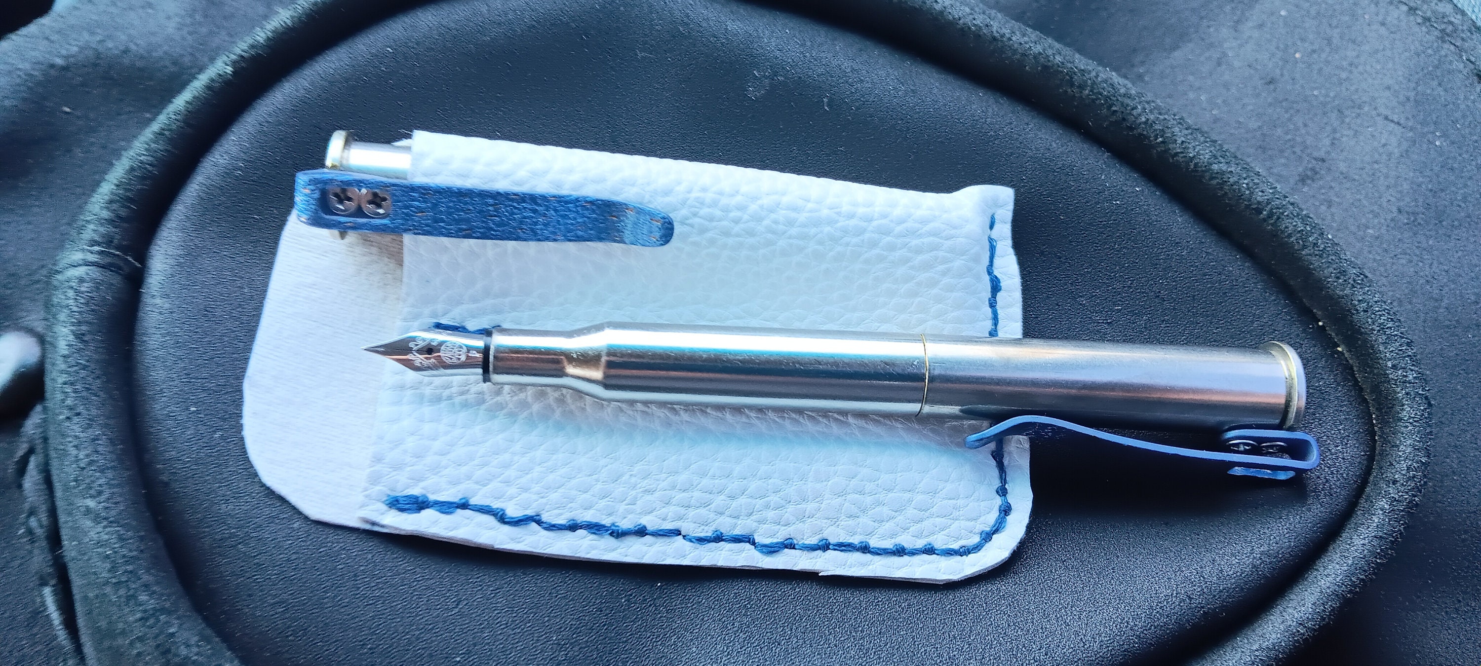 Custom Nickel Plated Ti Clip Jimmy Pen Set - Etsy