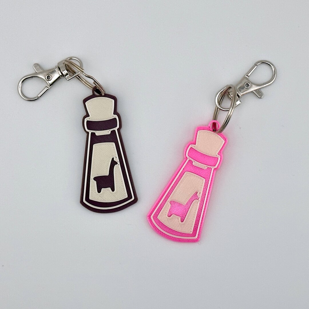 Llama Poison Keychain Fish Extender Gift for the Ultimate Emperor's New ...