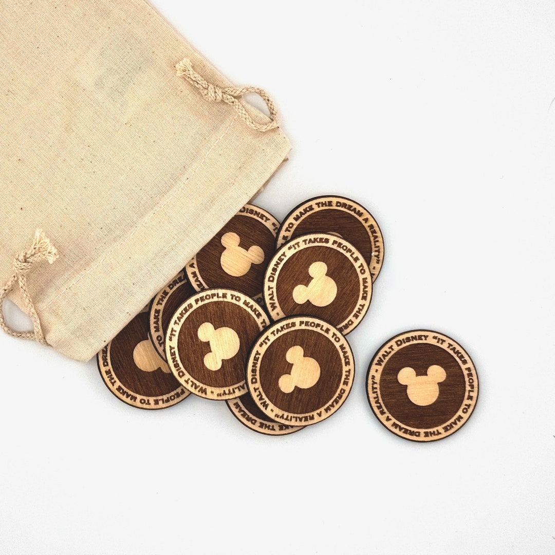 Cast Member Appreciation Tokens - Laser Engraved Baltic Birch Coins ...