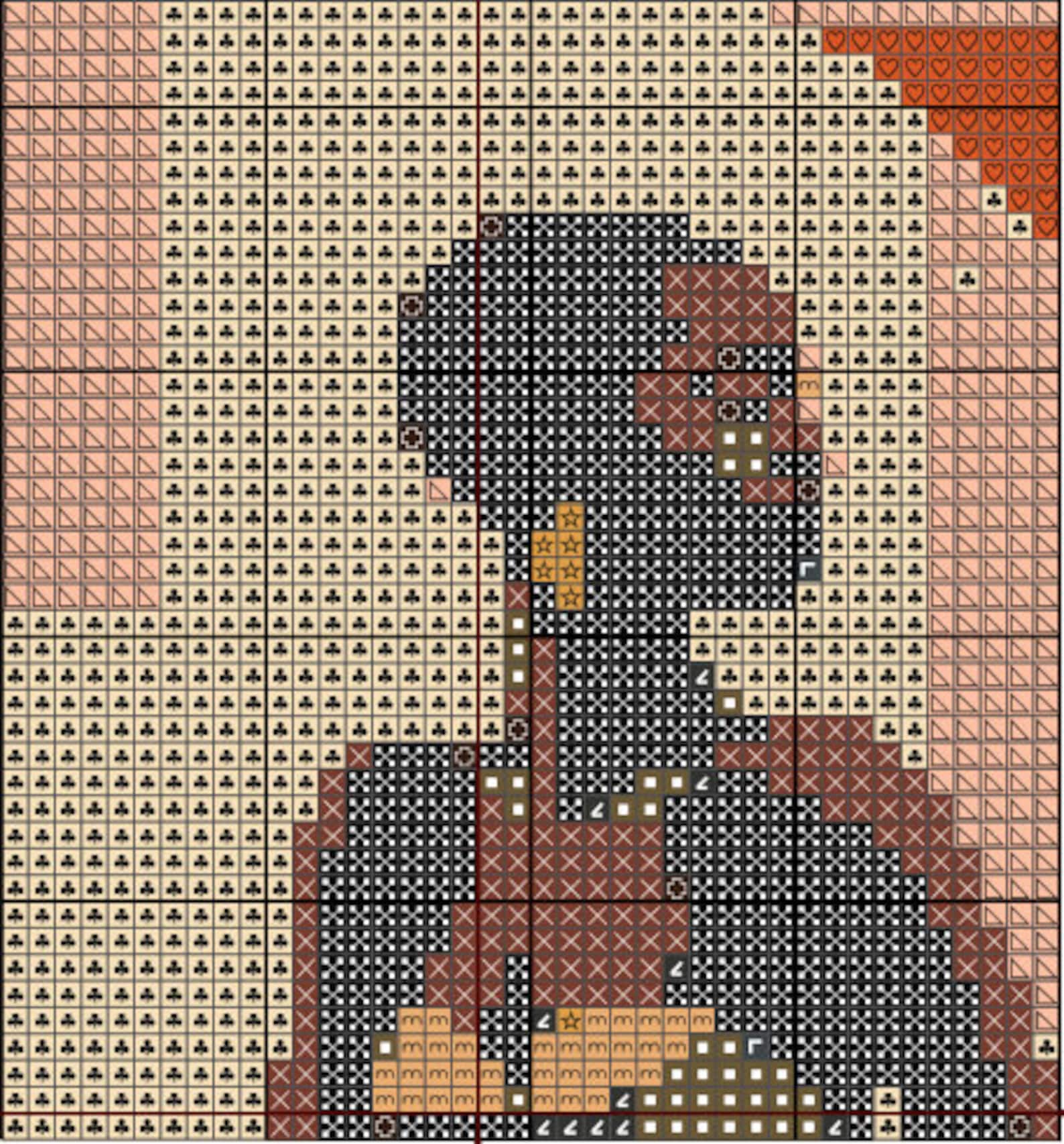 Midnight Glam - Modern Geometric Cross Stitch Pattern - PDF Pattern ...