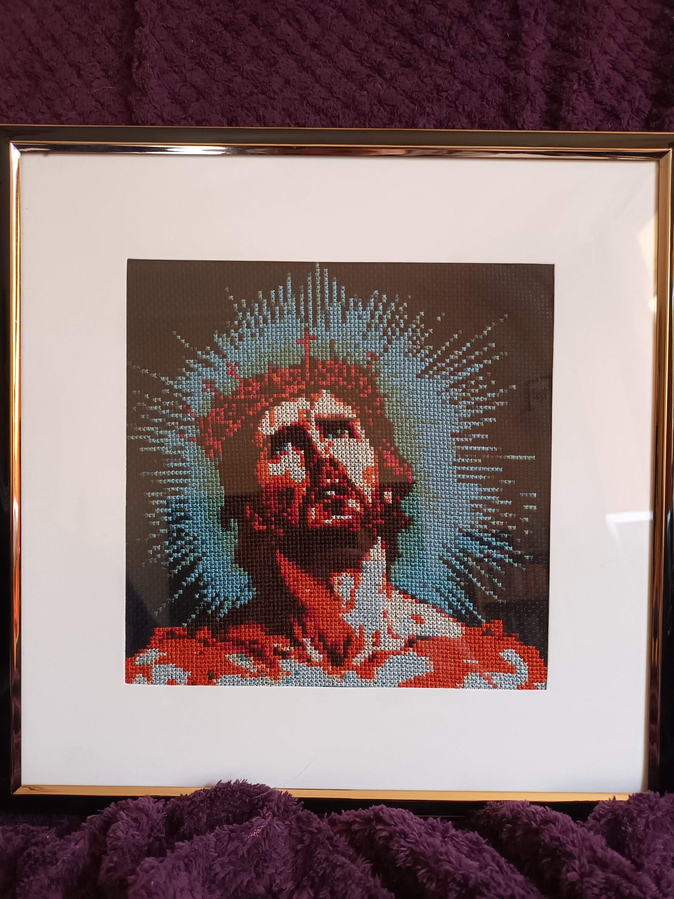 Jesus Christ Comic Book Pop Art Style Cross Stitch Pattern - PDF Only ...