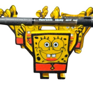 Doodle Spongebob Pencil Pen Marker Holder - Etsy