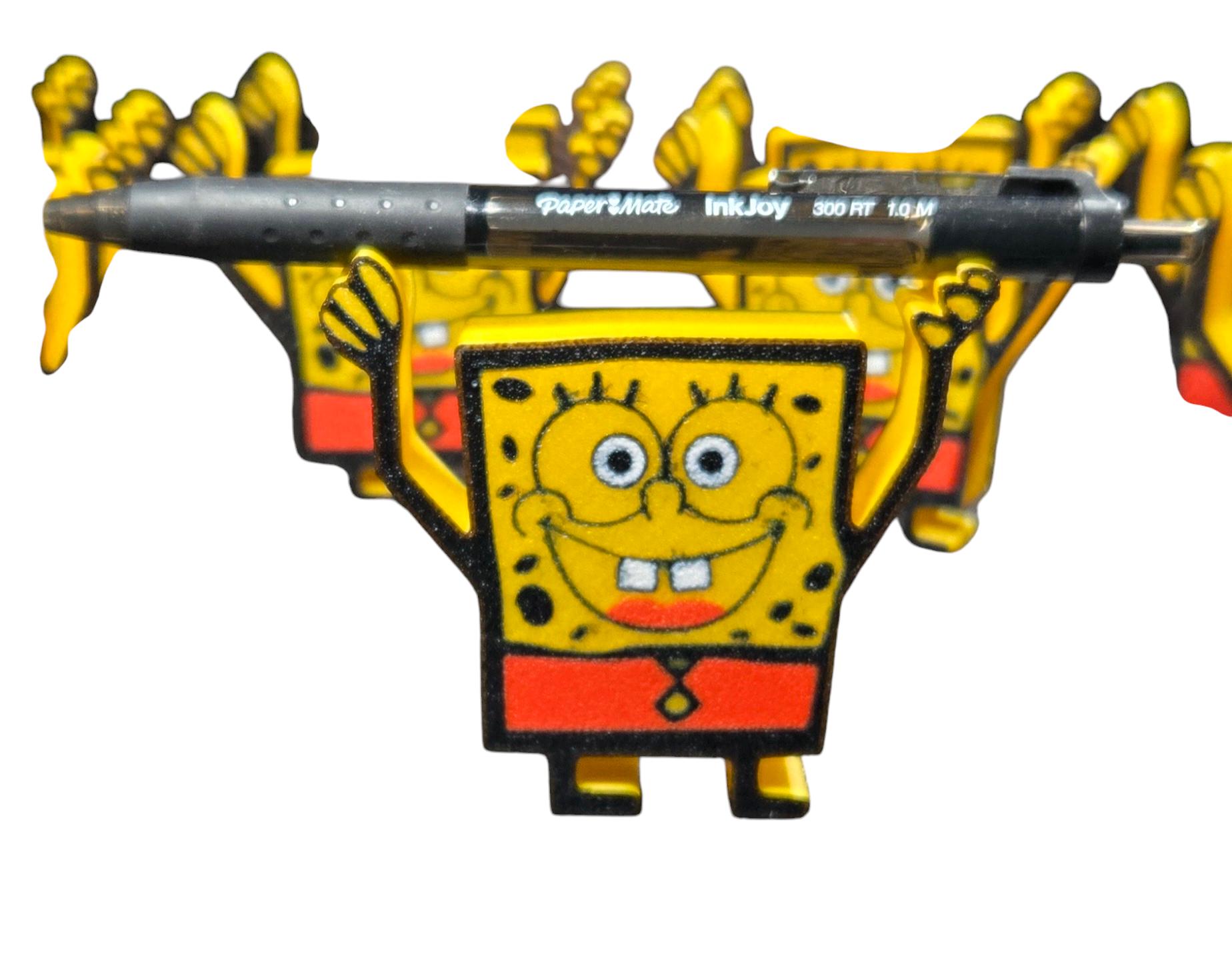 Doodle Spongebob Pencil Pen Marker Holder - Etsy