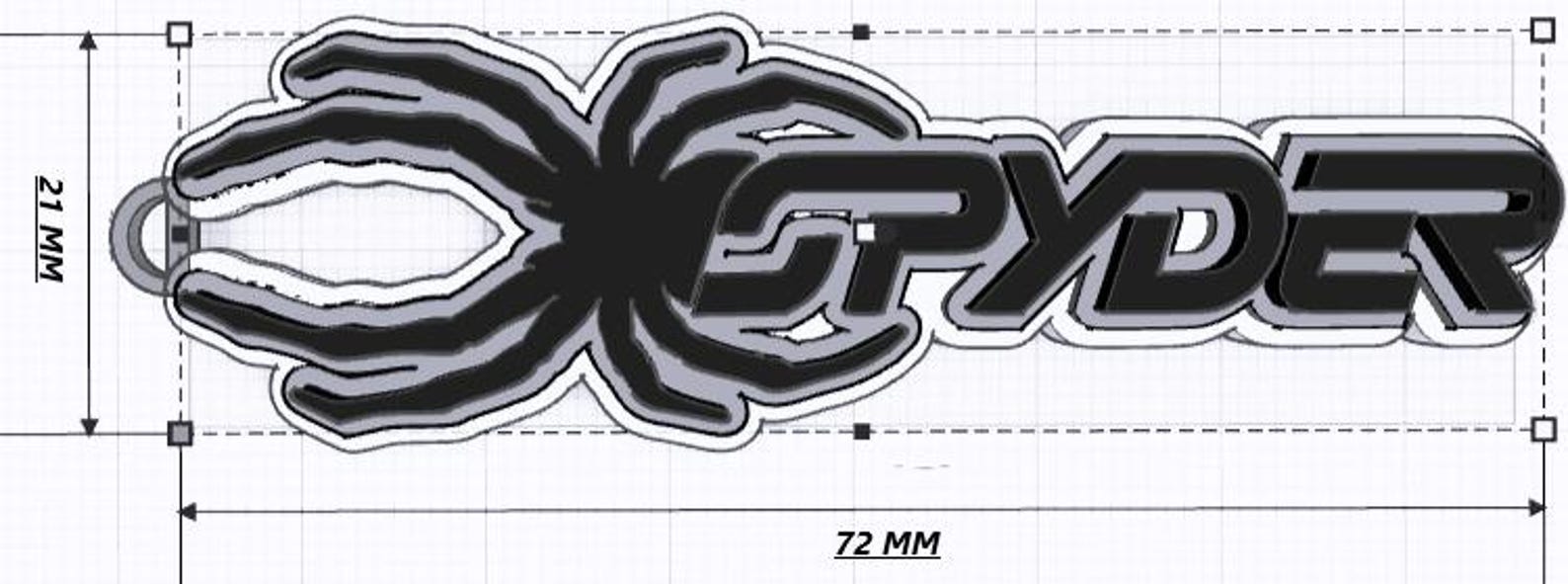 Can Am Spyder Keychain - Etsy