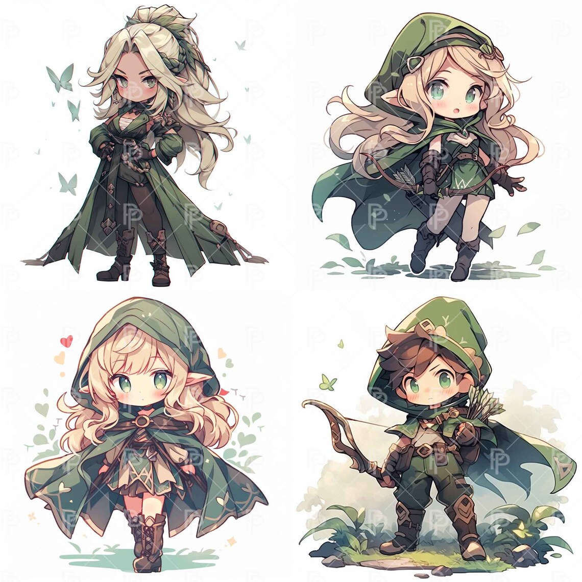 Custom Dnd Portrait Anime Chibi Styled Dnd Characters for Tabletop ...