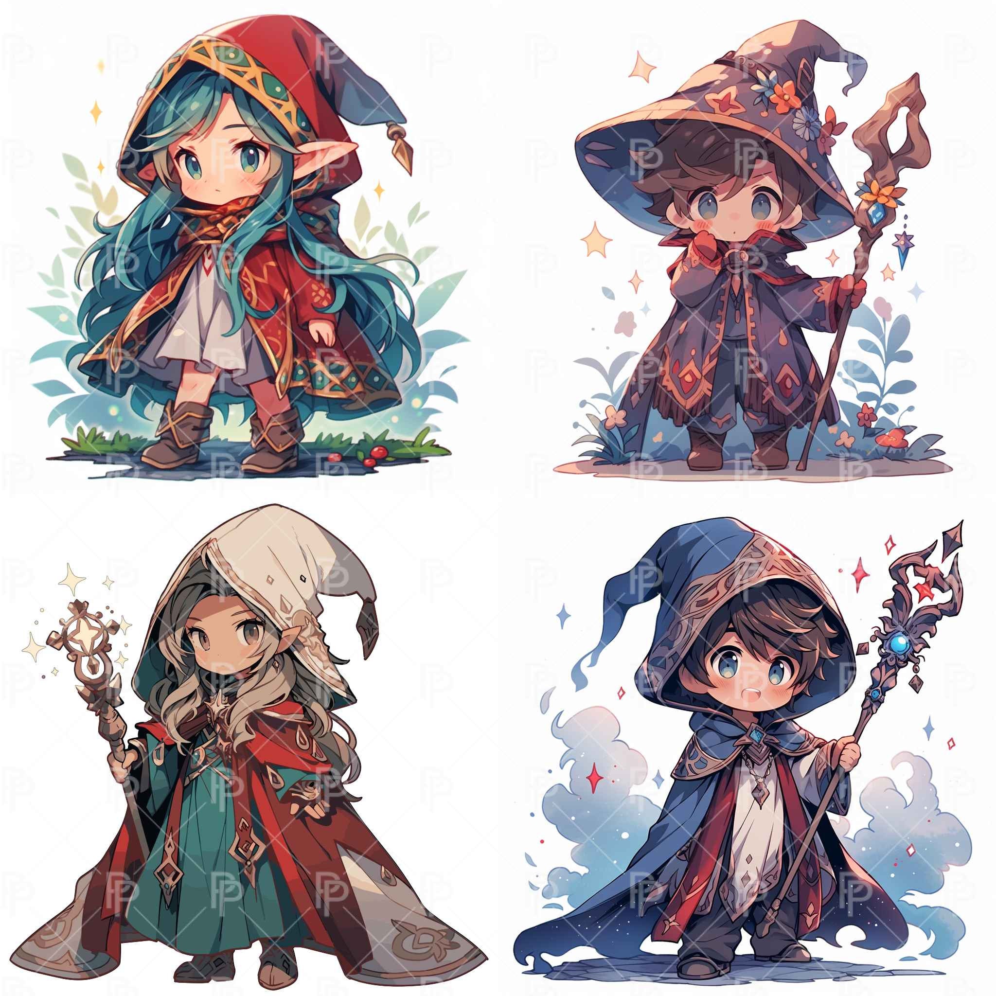 Custom Dnd Portrait Anime Chibi Styled Dnd Characters for Tabletop ...