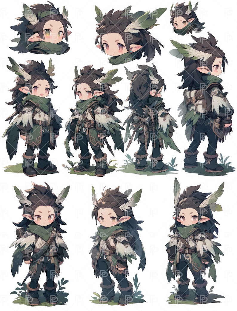 Custom Dnd Portrait - Anime Chibi Styled Dnd Characters for Tabletop ...