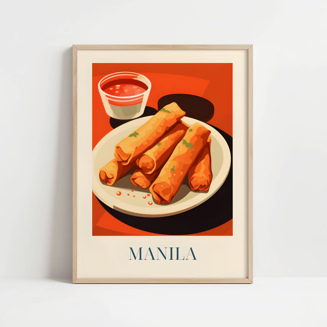 Lumpias From Manilla, Philippines - Poster With or Without Frame ...